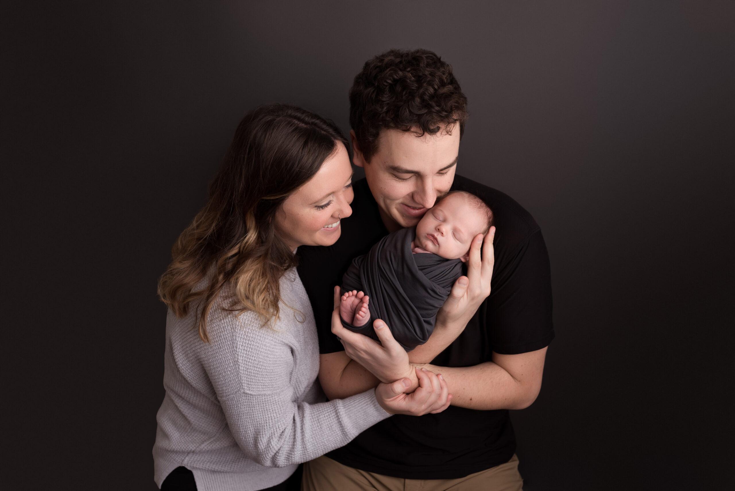 Handsome baby boy { newborn photographer Cedar Rapids }